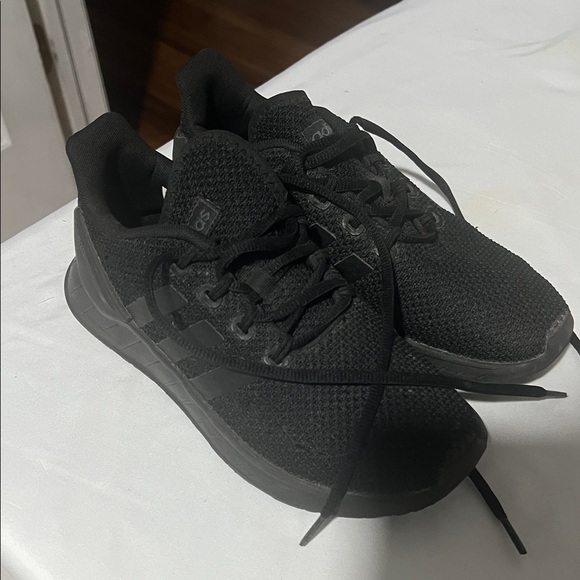 adidas | Shoes | Adidas Black Mesh Sneakers | Poshmark